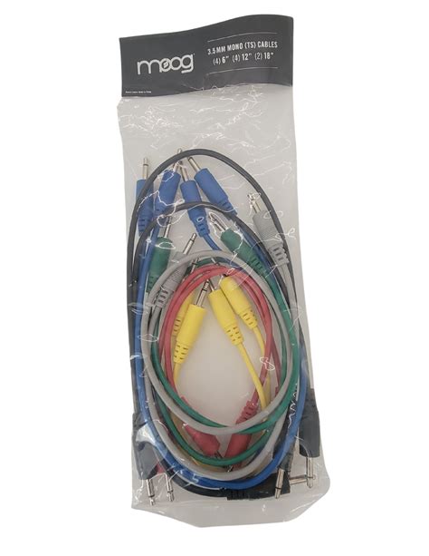 Bundle Assorted Modular Patch Cables Bob Moog Foundation