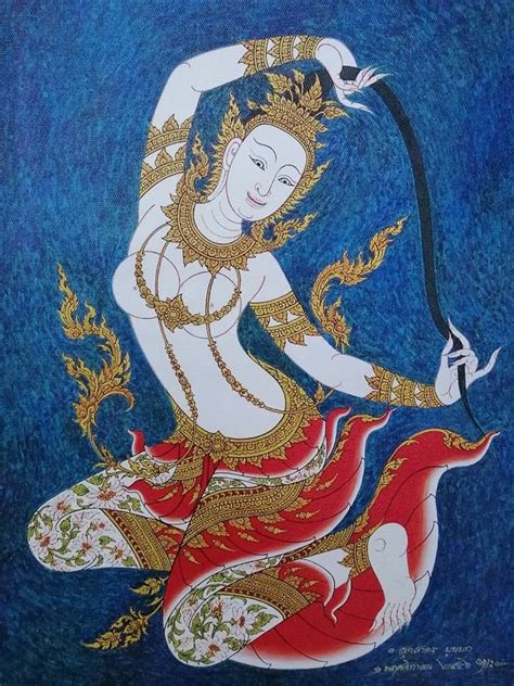 ปักพินโดย Lucky ใน ลายไทย งานศิลปะ ภาพวาด ภาพประกอบ