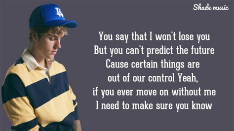 Justin Bieber Song Lyrics