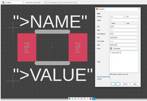 solved how to display device name on pcb autodesk community