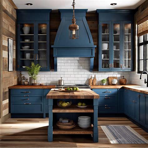 20 Chic Blue Kitchen Cabinets Ideas To Transform Your Space