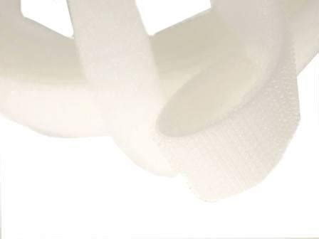 Back To Back Hook And Loop Roll Mm White Mtr Roll StrapRyte Narrow Fabrics Specialist
