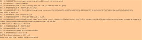 Php Ошибка в коде для рассылки через форму на сайте Connection Failed Error 2 Stream