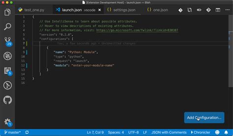 Simplify Generated Launchjson · Issue 3321 · Microsoftvscode Python