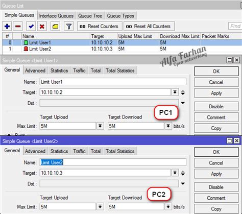 Lab 48 Mikrotik Simple Queue Limit Lokal ~ Open Networking
