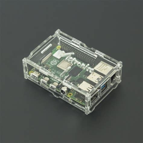 Caja Protectora En AcrÍlico Para Raspberry Pi 4