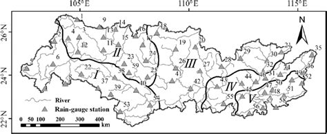 Precipitation Regionalization Across The Pearl River Basin Download Scientific Diagram