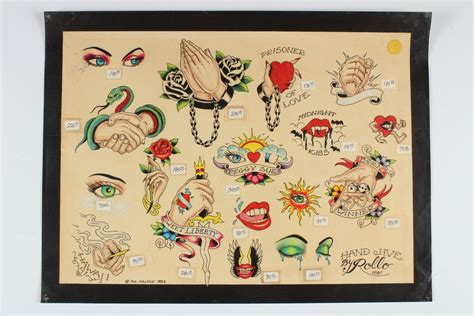 Vintage Tattoo Flash Art For Sale At Nadia Arsenault Blog