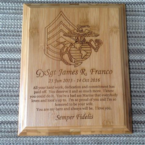 Military Plaque Etsy