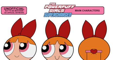Ppg The Powerpuff Girls Blossom Ppgs Blossom Model Sheet 1 Pixiv