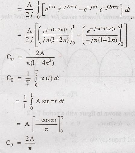Continuous Time Fourier Series Cosine Fourier Series Exponential Fourier Series