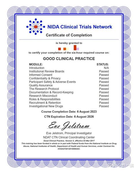 GCP证书考试及取证流程 NIDA颁发 知乎