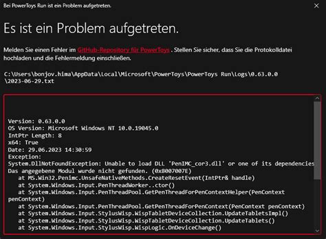 PowerToys Issue Microsoft PowerToys GitHub