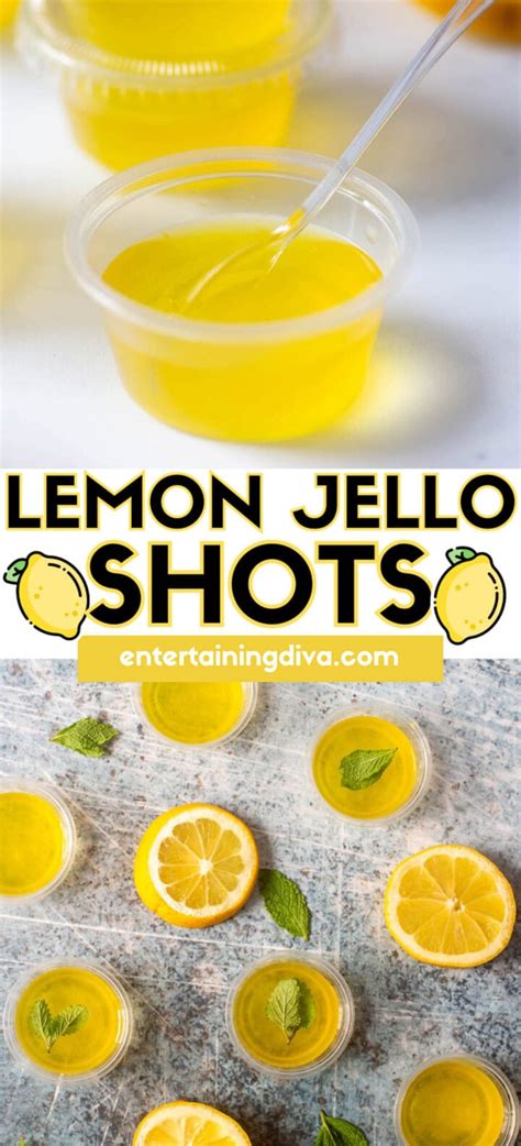 Lemon Drop Jello Shots Recipe