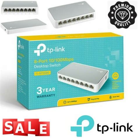 8 Port Tp Link Fast Ethernet Switch Lan Network Rj45 Splitter Hub Wired New Ebay Uk