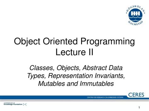 Ppt Object Oriented Programming Lecture Ii Powerpoint Presentation