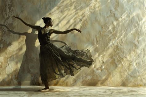 Contemporary Dance Performance Exploring Themes Of Premium AI