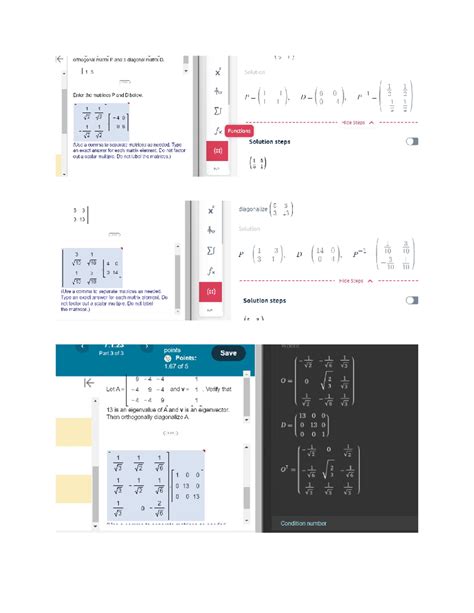 7 Assignment On Business K Orthogonal Matrix P And A Diagonal Matrix D 1511 2 15 Solution