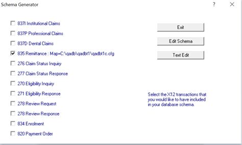 Database Parser Training