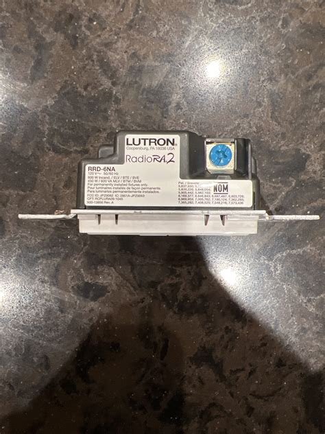 Lutron Radio Ra2 Rrd 6na Wh Switch Bstock2cash