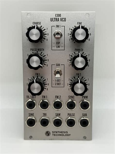 Synthesis Technology E300 Ultra Vco Eurorack Oscillator Reverb