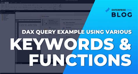 Dax Query Example Various Keywords And Functions Enterpri