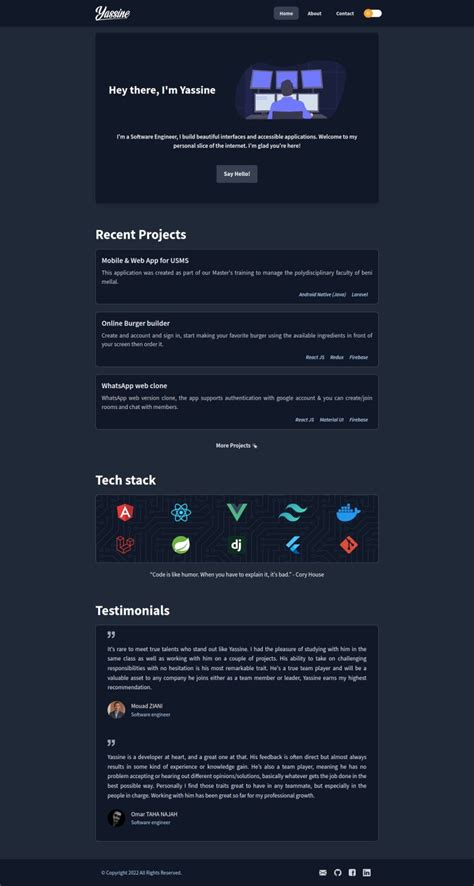 Yassine El Attari On Linkedin Vuejs Nuxtjs Tailwindcss
