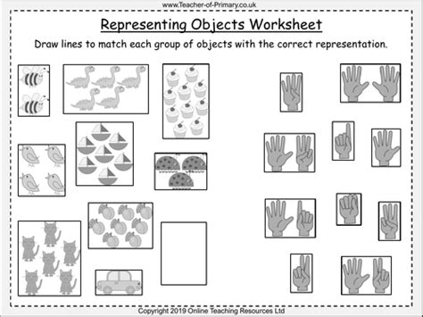 Representing Objects Year 1 Teaching Resources