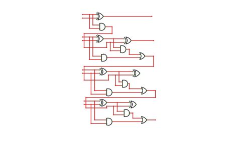CircuitVerse 4 Bit Full Adder