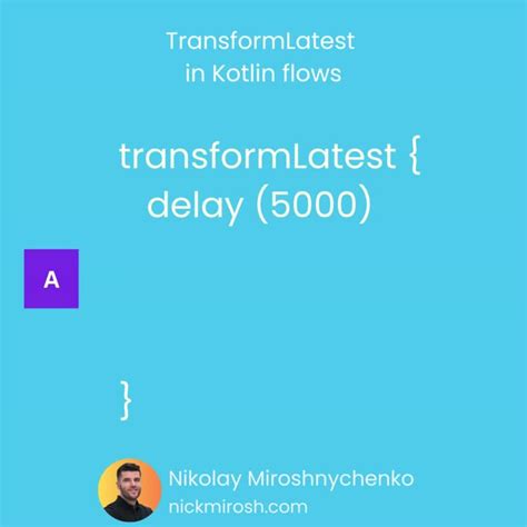 Nikolay Miroshnychenko On Linkedin Kotlin Coroutines Flows