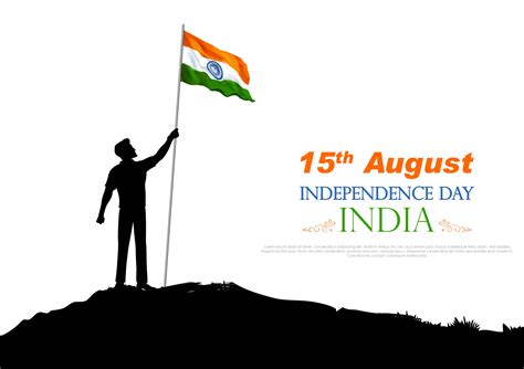 Man Holding Indian Flag For Happy Independence Day Of India 3179148