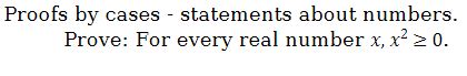 Solved Proofs By Cases Statements About Numbers Prove Chegg Com