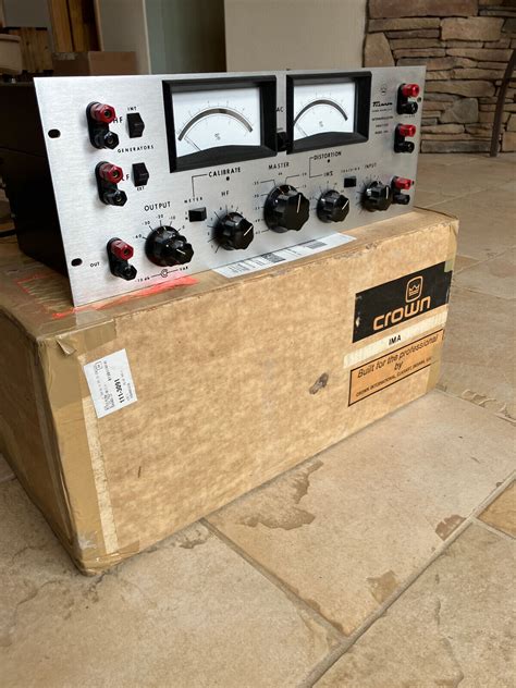 Crown Ima Intermodulation Distortion Analyzer Original Mint 4632743256