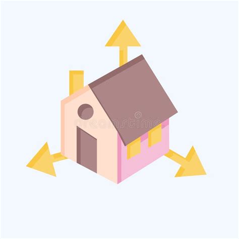Icon Architectural Design Related To 3d Visualization Symbol Flat Style Simple Design