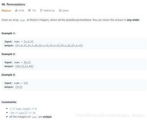 高频刷题 回溯法backtracking专题 Csdn博客