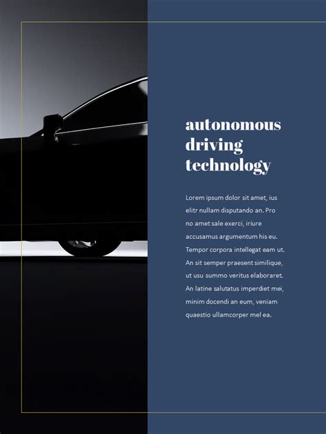 Autonomous Driving Google PowerPoint Slides