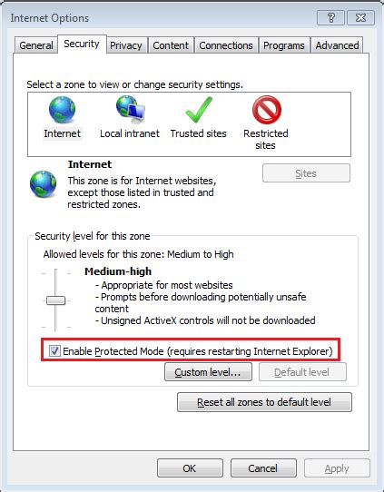 Ruby Watir Cannot Create Internet Explorer Browser Enable Protected Mode Issue Stack Overflow