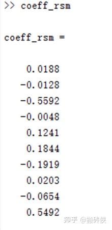 利用离散数据构造代理模型之Matlab代码实现一响应面法 知乎