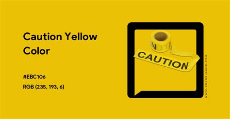 Caution Yellow Color Hex Code Is Ebc106