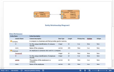 How To Keep Erd And Data Dictionary Synchronized