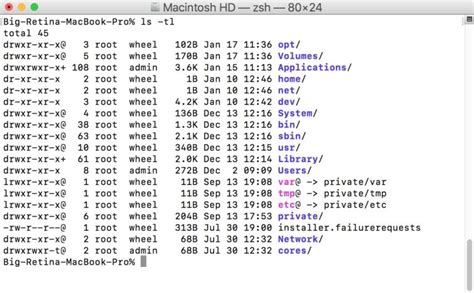 how to sort ls command by date