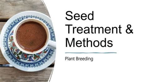 Seed Treatment Techniques Pptx