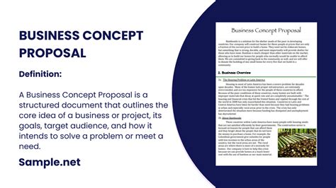 13 Sample Project Concept Proposal In Pdf