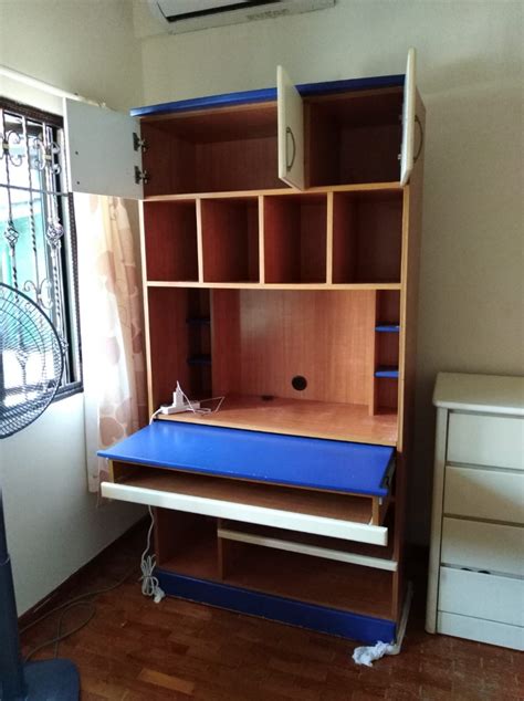 Study Computer Table With Pull Out Keyboard Tray Furniture Home Living Furniture Tables