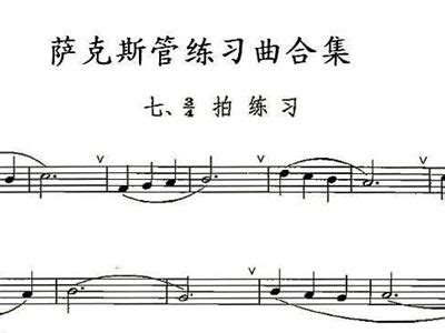 练习曲合集 7 3 4拍练习 歌谱 五线谱