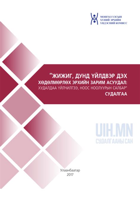 Жижиг дунд үйлдвэр дэх хөдөлмөрлөх эрхийн зарим асуудал худалдаа үйлчилгээ ноос ноолуурын салбар