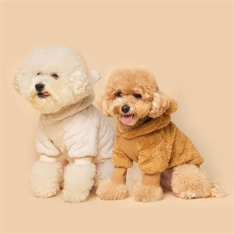 플로트 후리스곰곰후드 강아지옷 2컬러 flotshop 플로트