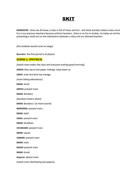 Skit Pdf
