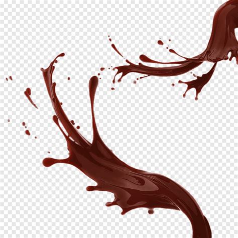 Creative Splashing Chocolate Sauce Delicious Food Png PNGEgg