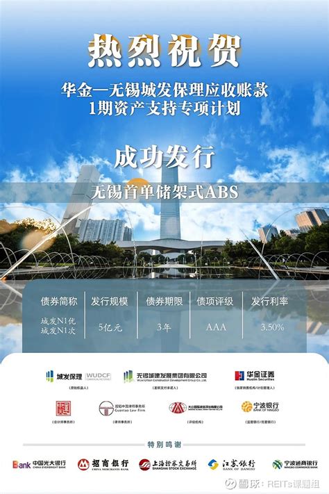 无锡首单储架式ABS城发供应链ABS成功发行 近日城建发展集团旗下城发保理公司ABS成功获得上交所无异议函这是无锡市首单储架式供应链资产